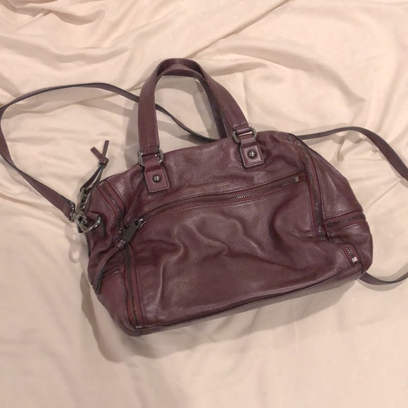 French Connection | Bags | French Connection Burgundy Duffle Purse ...